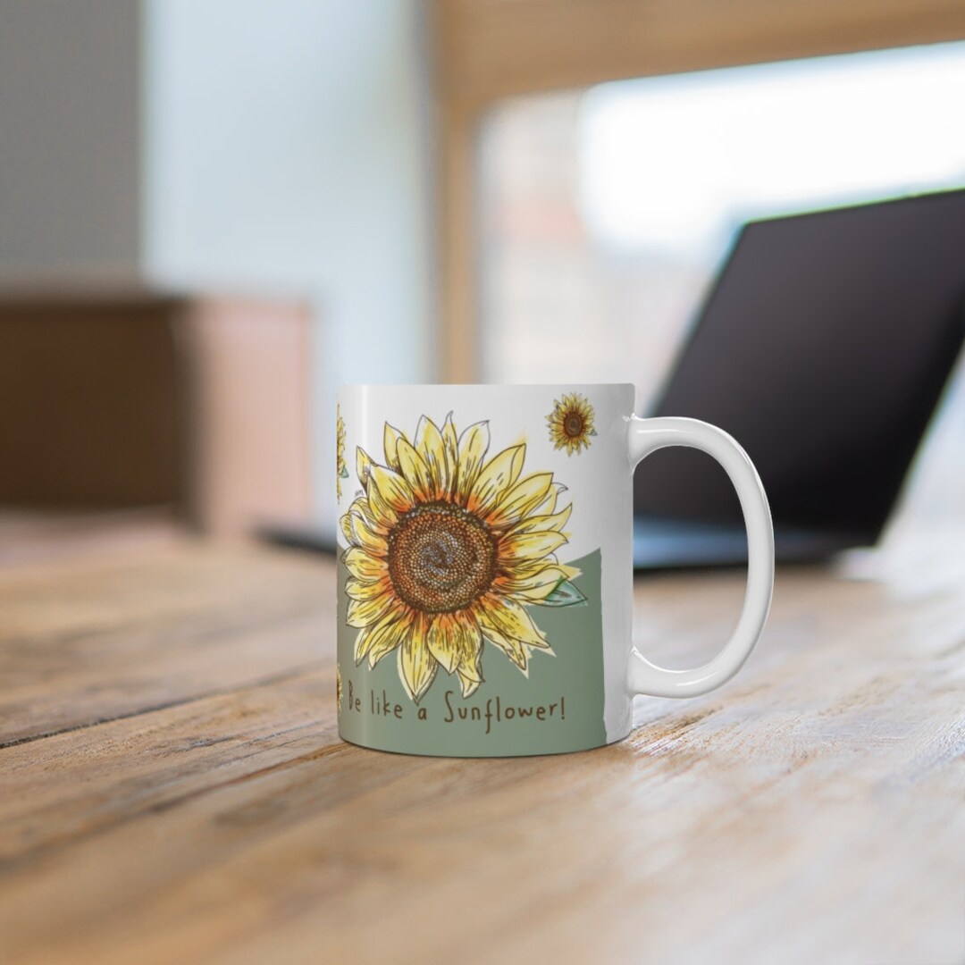 Sunflower Mug 11oz - Etsy