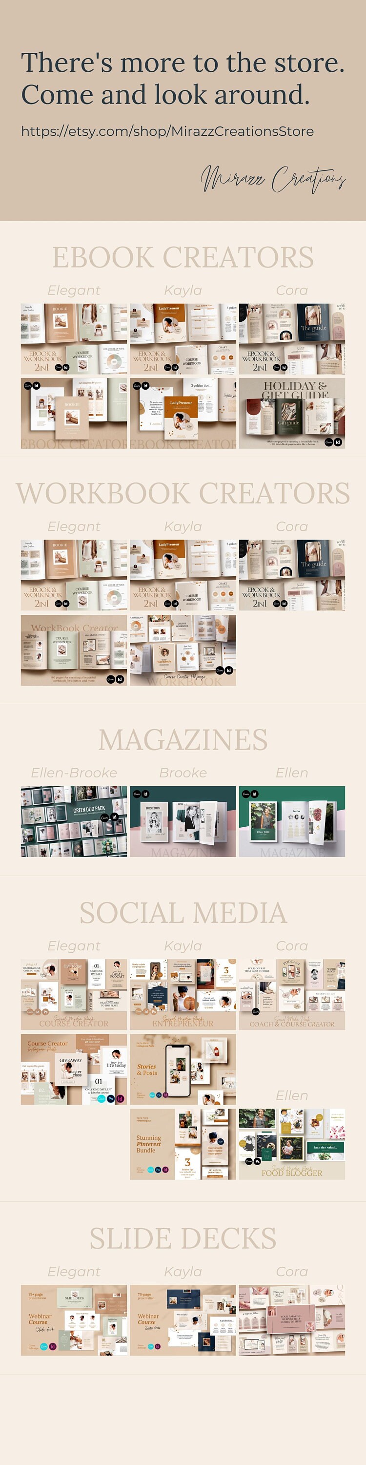 Pinterest Template Canva Photoshop Indesign Template | Etsy