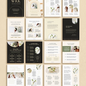 Course Creator Ebook + Workbook Template, Canva Ebook, Indesign Ebook Cover, Digital Lead Magnet ...