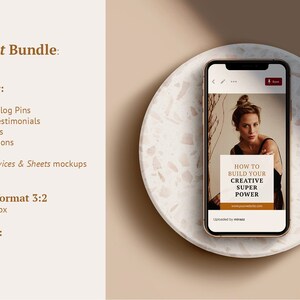 Pinterest Template Canva, Photoshop, Indesign, Template Social Media ...
