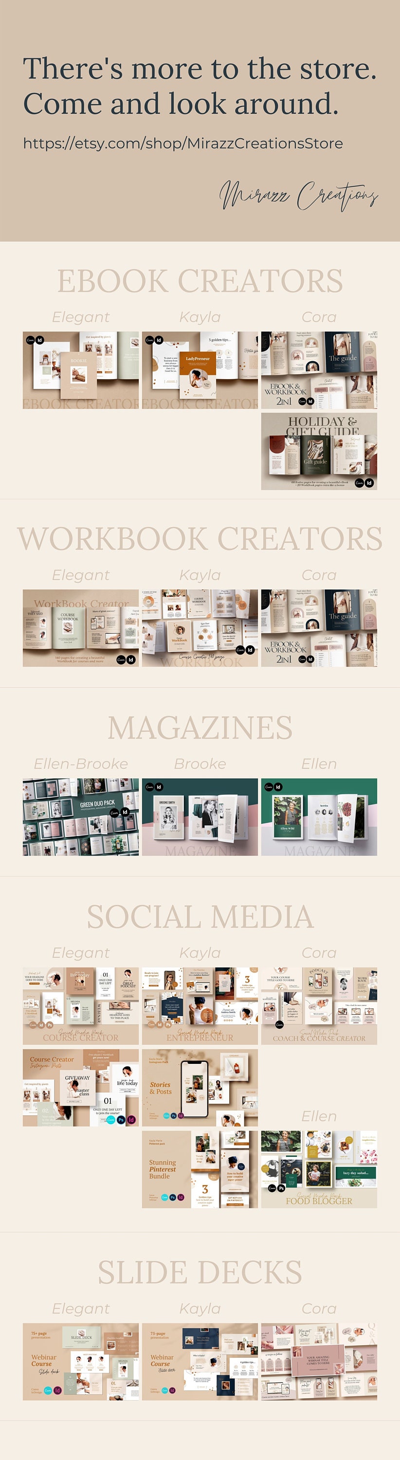 Multipurpose Magazine Template Ebook Template Canva | Etsy