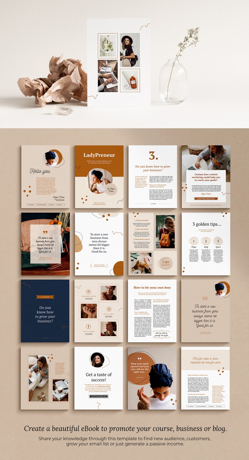 Ebook Template, Workbook Template for Course Creator Coaches. Online ...
