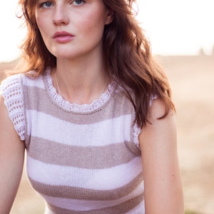 Underlace Top Knitting Pattern - Etsy