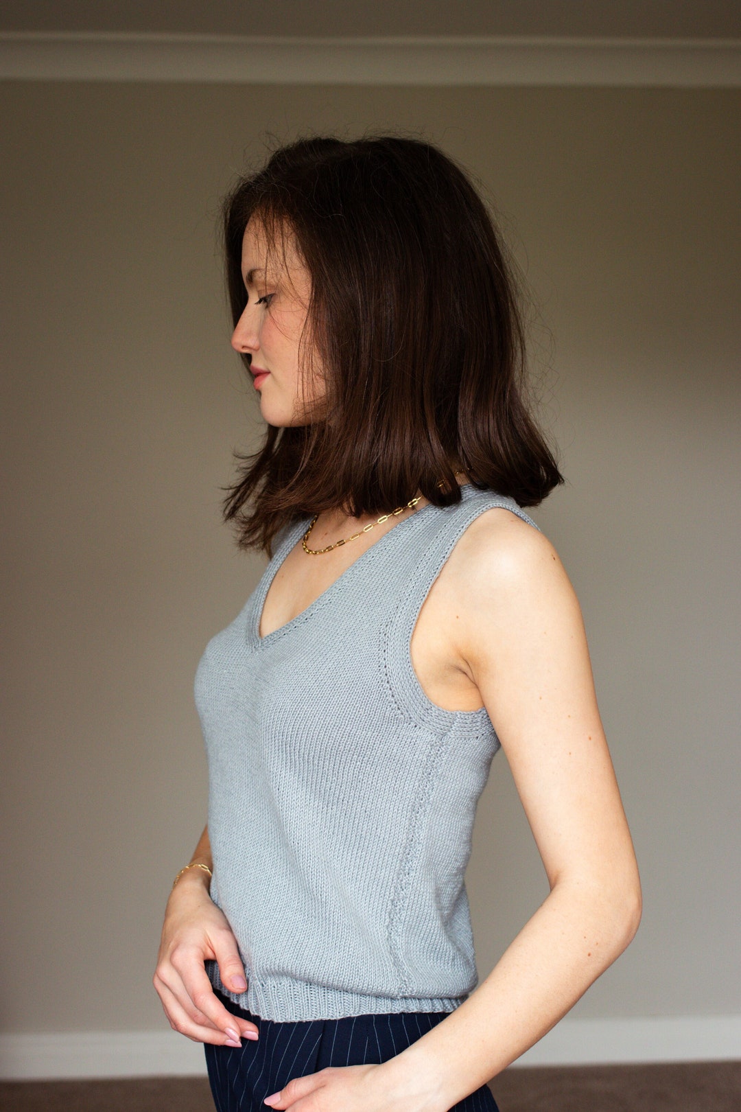 Calm Night Cami Knitting Pattern - Etsy