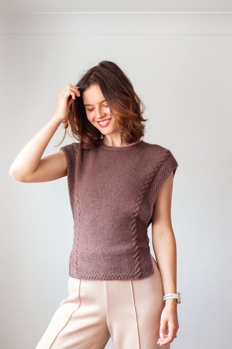 Over It Slipover Knitting Pattern - Etsy