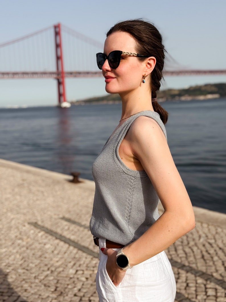 Calm Night Cami Knitting Pattern - Etsy