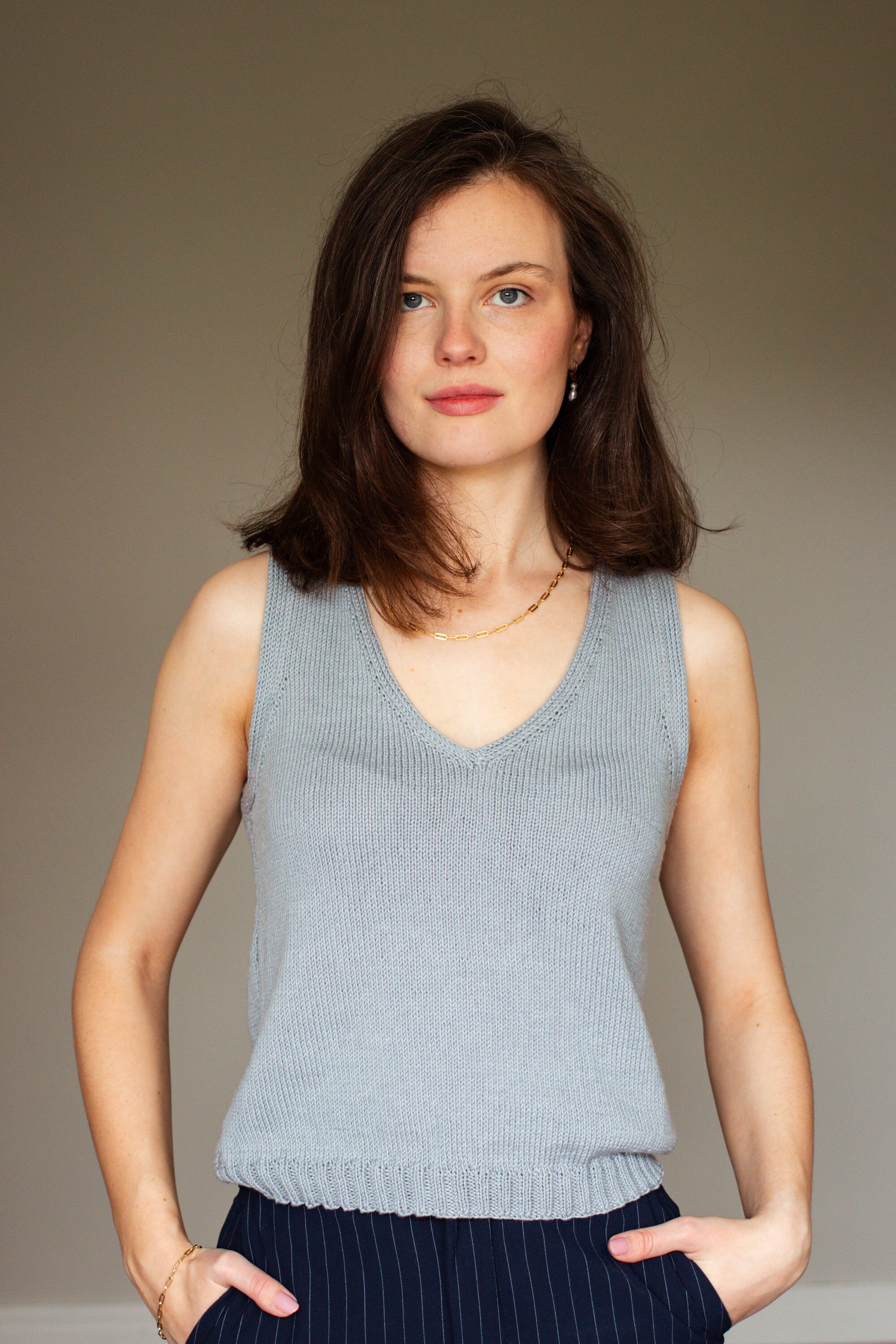 Calm Night Cami Knitting Pattern - Etsy