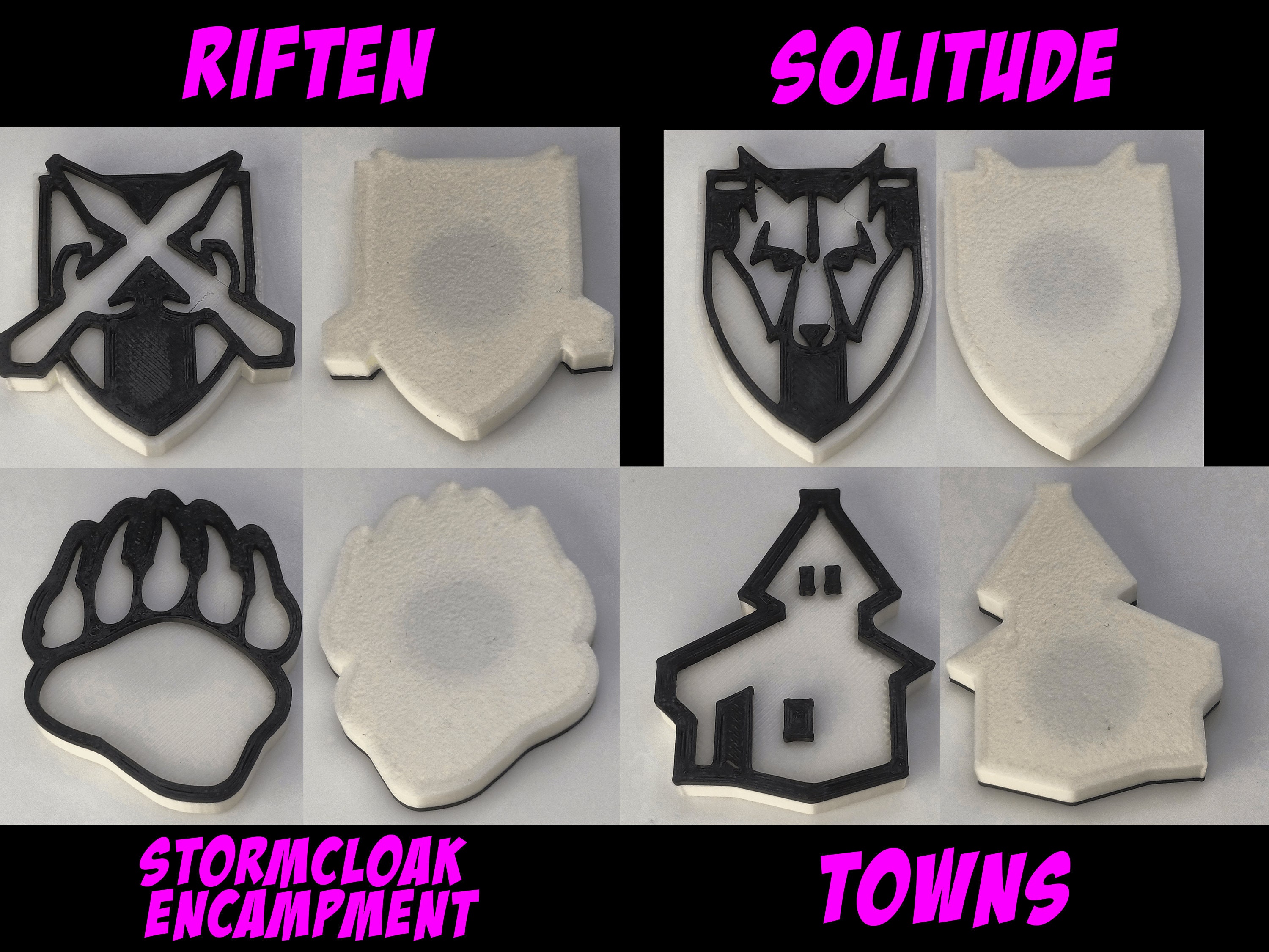 Elder Scrolls V: Skyrim Map Marker Fridge Magnet - Etsy