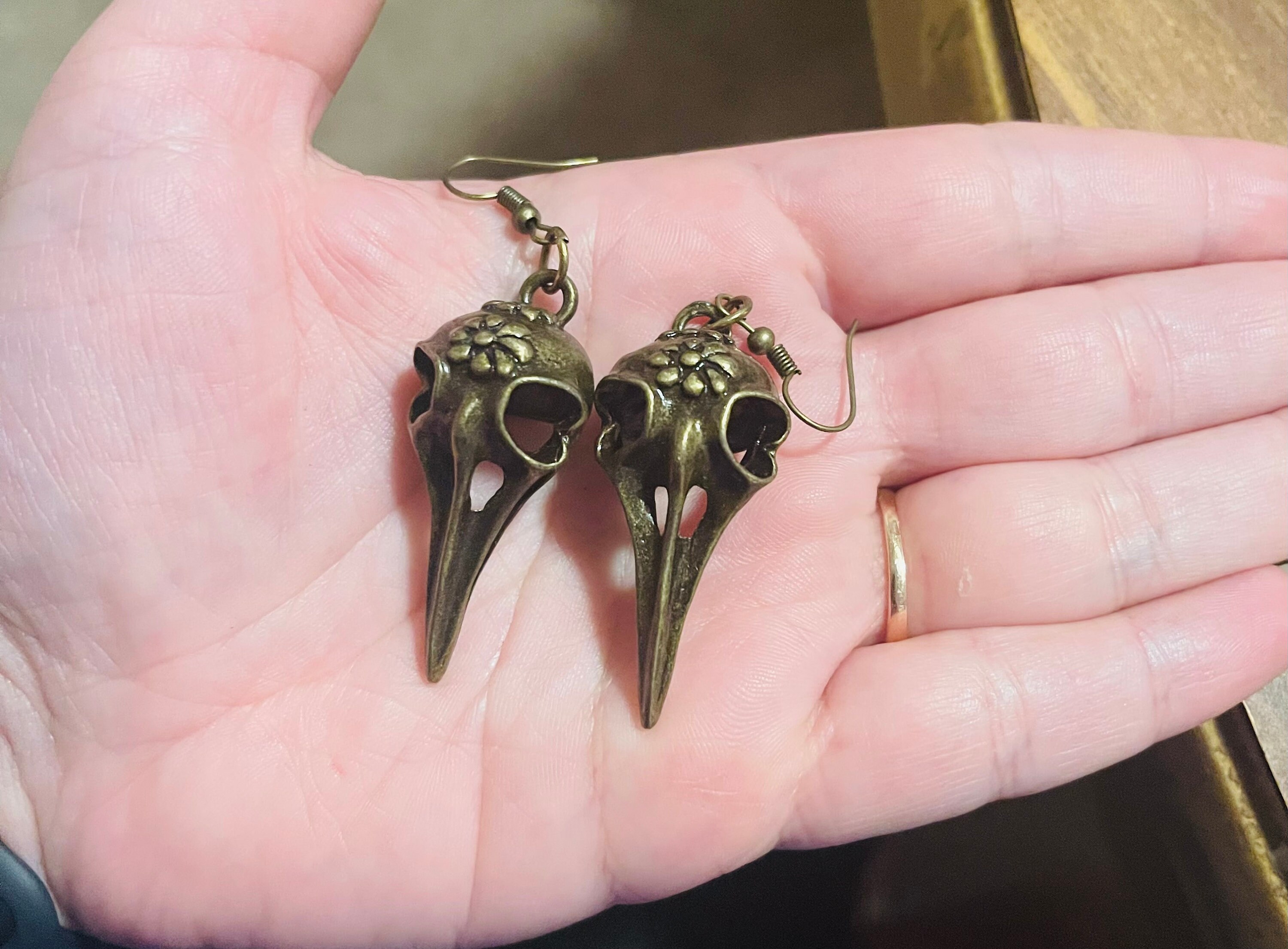 Fancy Raven Skull - Etsy