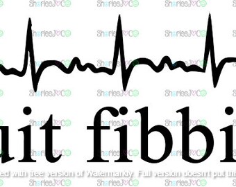Afib Humor Svg - Etsy