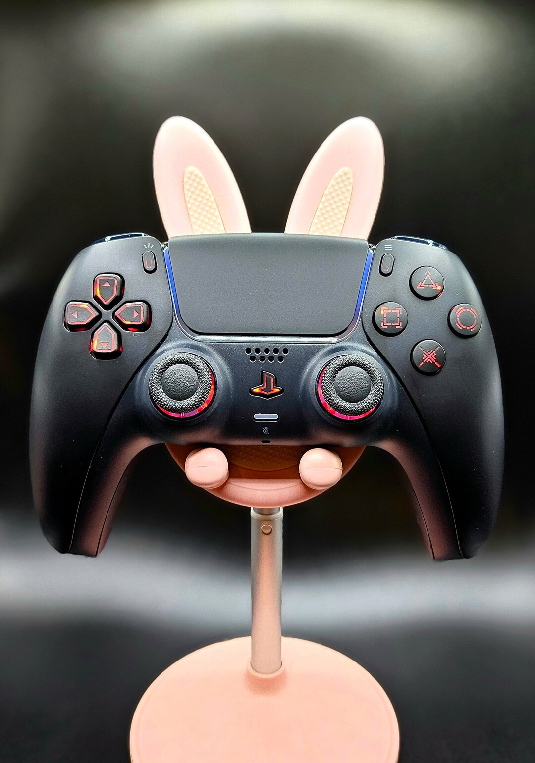Ready to Ship | Midnight Black PS5 Controller W/red Leds | (BRAND NEW ...