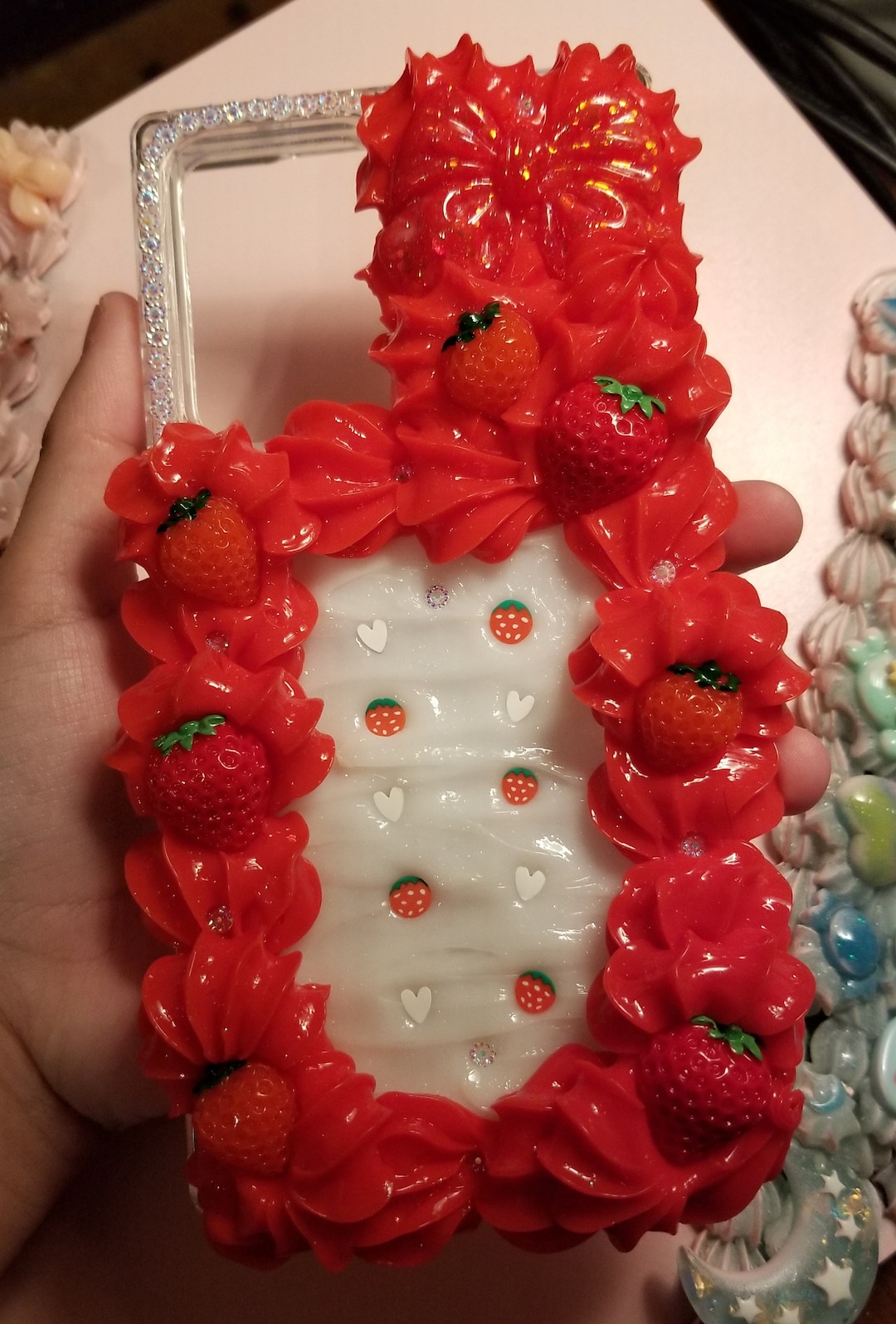 Strawberry Cake Decoden Case (extra Protective 3 Layer Case) | Samsung ...