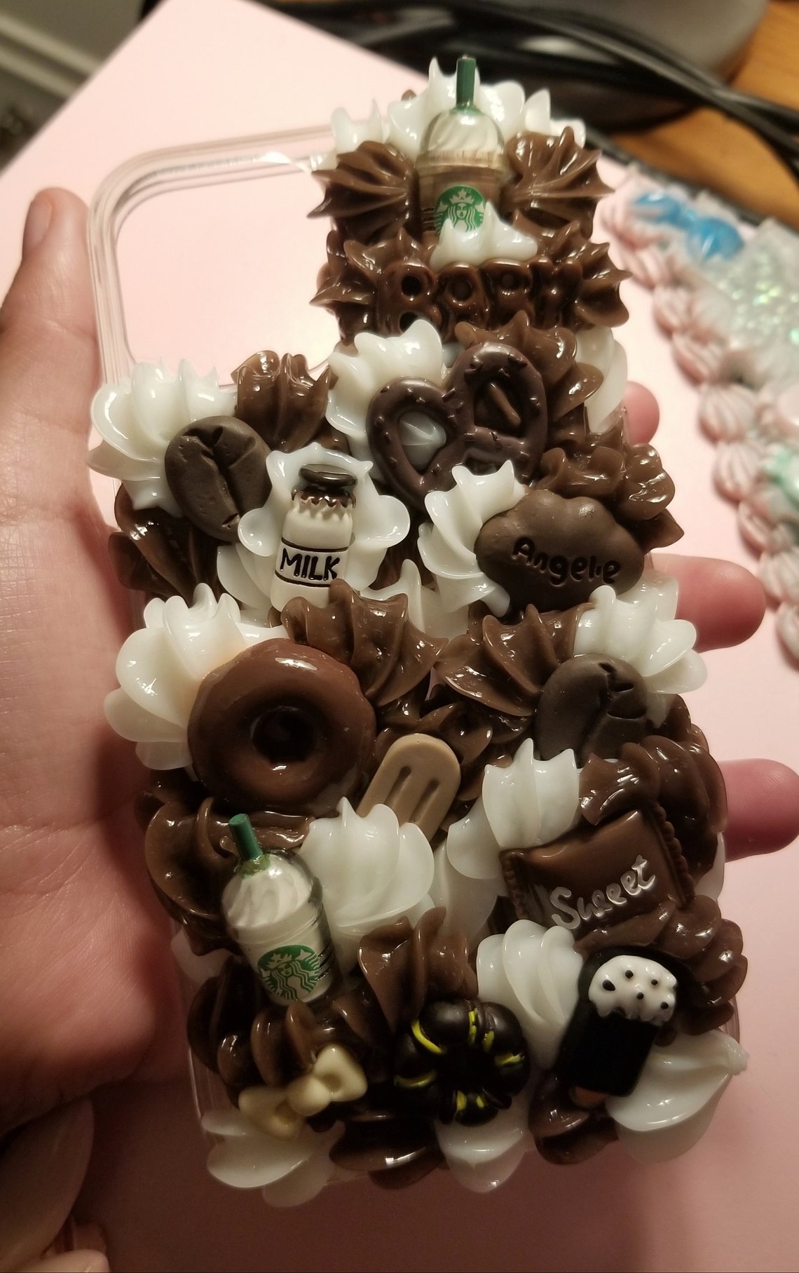 Coffee Sweets Theme Decoden Case | iPhone 12/12 Pro - Etsy