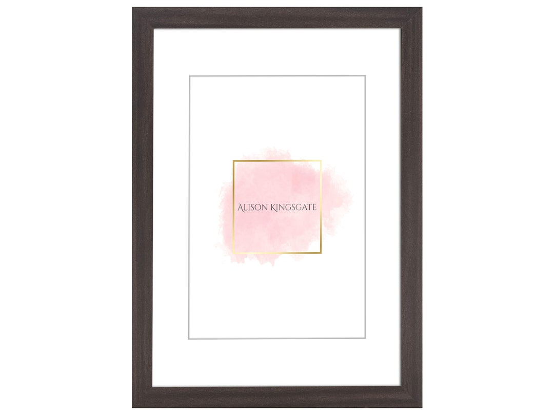 Modern Thin Picture Frames With Mount Walnut Poster Frame Photo Frames ...