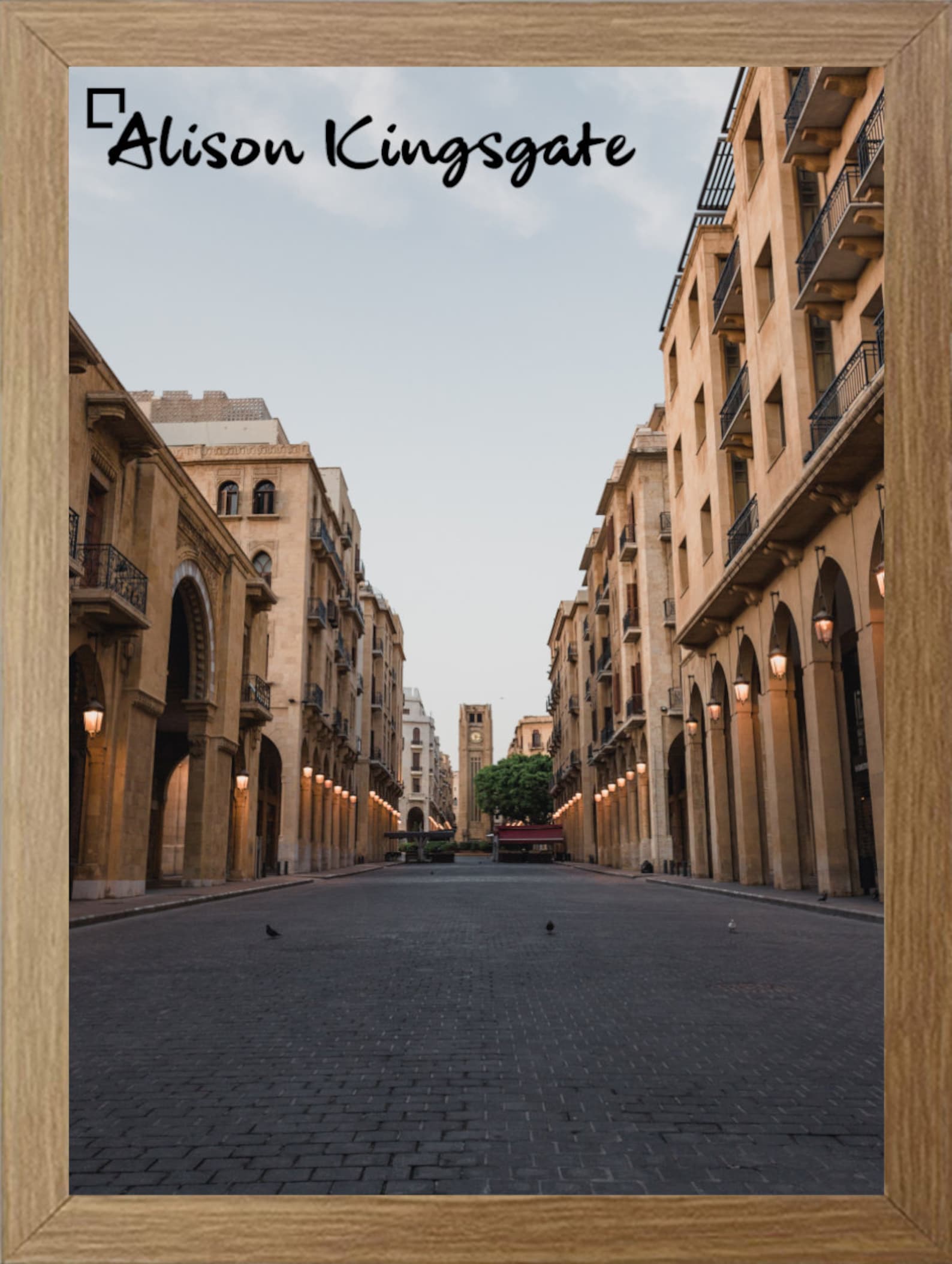 Modern Thin Photo Frame Black White Oak Walnut Picture Frame - Etsy UK