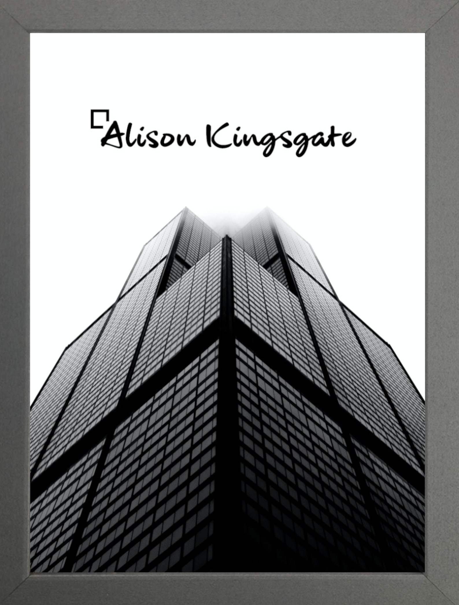 Modern Thin Photo Frame Black White Oak Walnut Picture Frame - Etsy UK