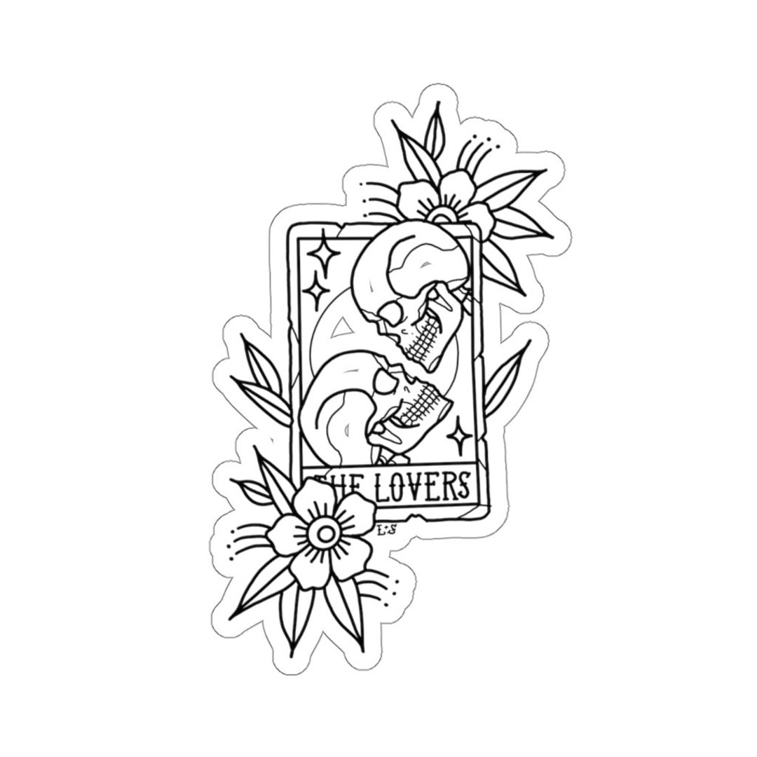 The Lovers Sticker - Etsy