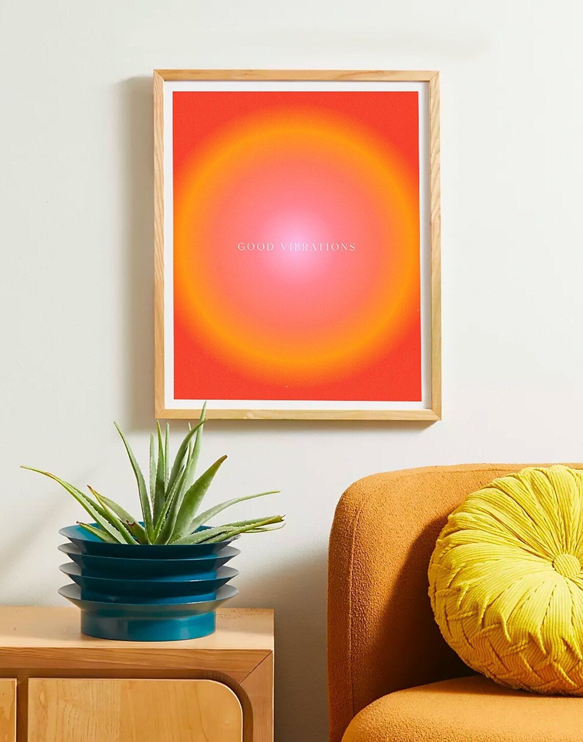 Digital Download Print: Good Vibrations Aura Poster Gradient - Etsy