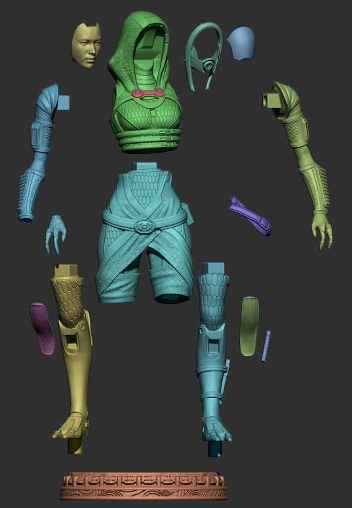 Model 1: Standard Pose STL files | Etsy