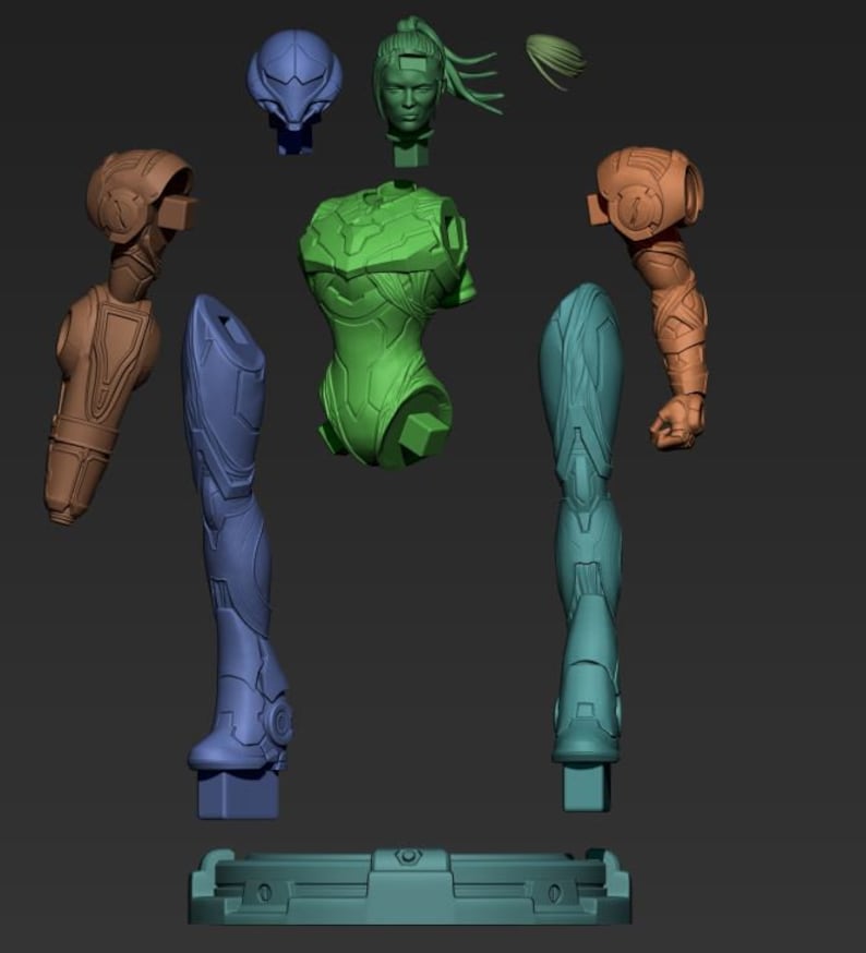 Model 7: Heroic Pose - Etsy