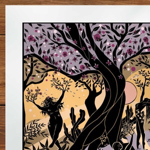 Forest Nymphs, Dryads: Greek Mythology Print, Oak Tree Nymphs, Gods and ...