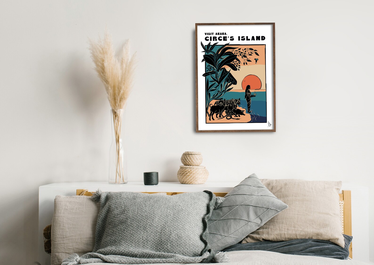 Circe's Island Aeaea Print Circe Book Inspired Print | Etsy