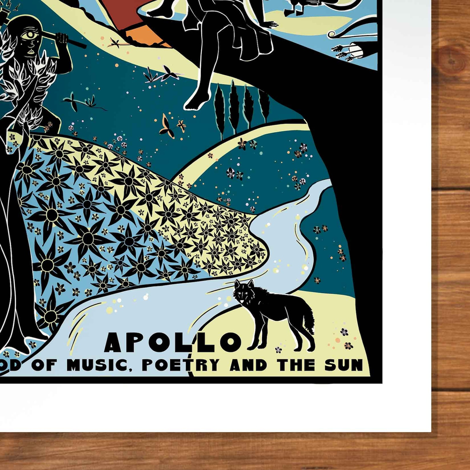 Apollo the God of Music Poetry and the Sun Greek Mythology - Etsy UK