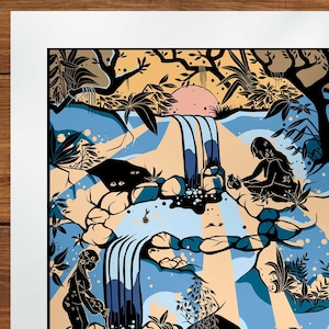 Mountain Nymphs, Oreads: Greek Mythology Print, Gods and Goddess Wall ...