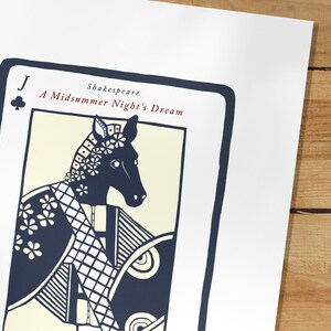 A Midsummer Night's Dream, Shakespeare: Playing Card Wall Art ...