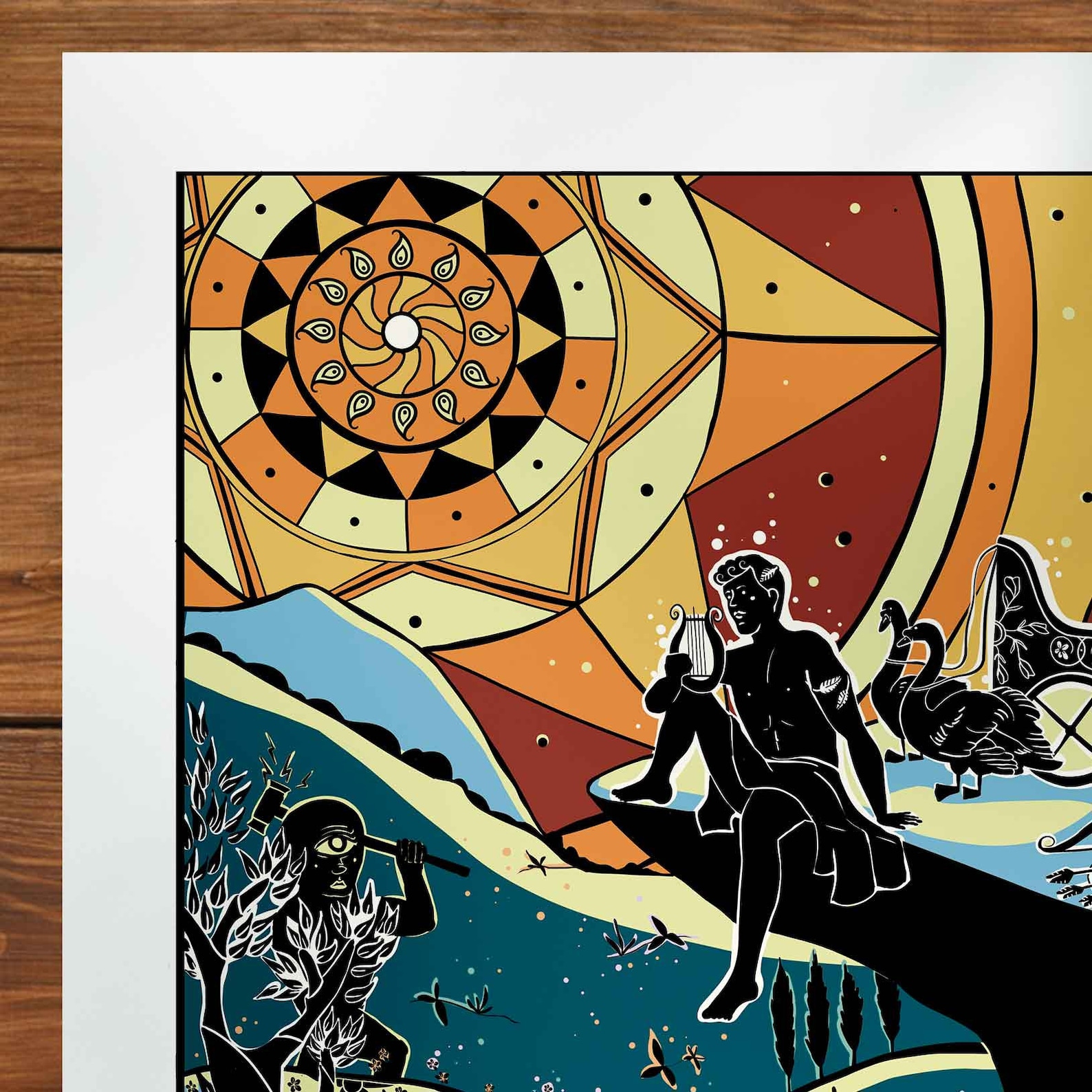 Apollo Print: Greek Mythology Wall Art (A4, A3, A2) - Etsy UK