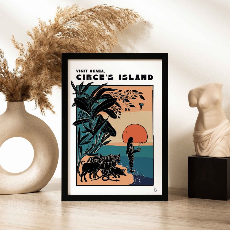 Circe's Island Aeaea Print Circe Book Inspired Print - Etsy