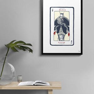 Macbeth, Shakespeare: Literature Print, Playing Card Poster ...