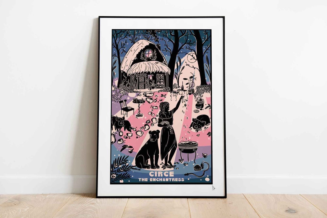 Circe, the Enchantress, Greek Mythology Print, Ancient Greek Goddess ...