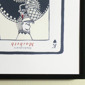 Macbeth, Shakespeare: Literature Print, Playing Card Poster ...
