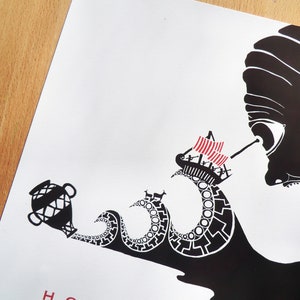 The Odyssey, Homer: Graphic Classic Literature Inspired Print, Greek ...