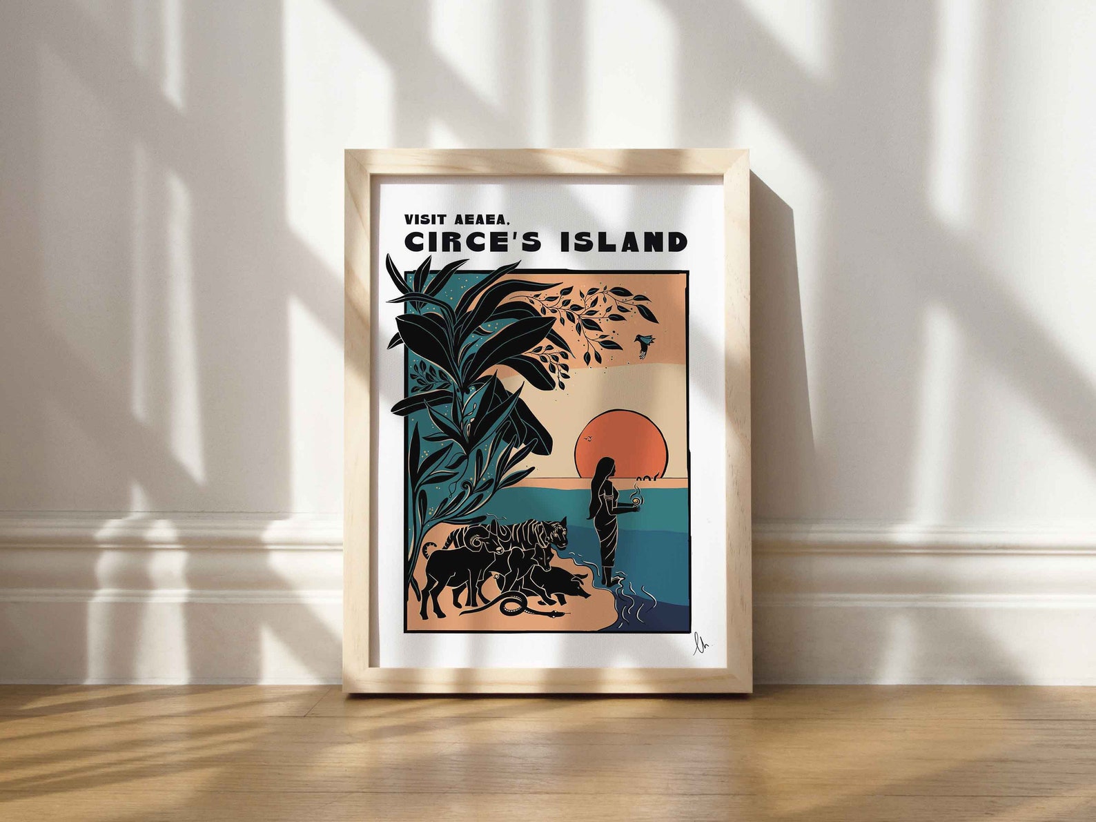 Circe's Island Aeaea Print Circe Book Inspired Print - Etsy