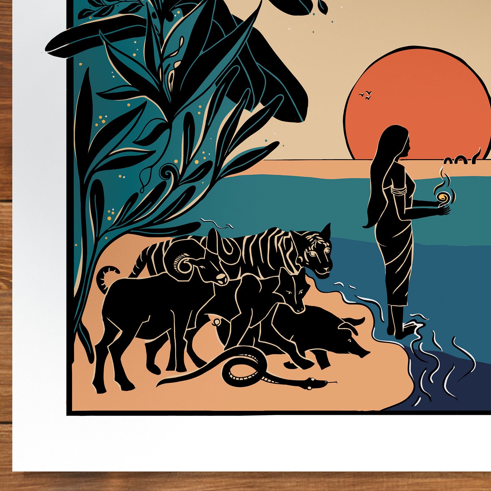 Circe's Island Aeaea Print Circe Book Inspired Print | Etsy