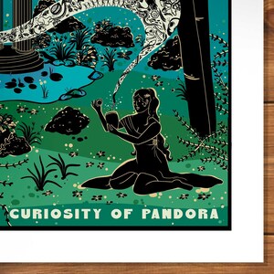 Pandora's Box Art Print: Greek Mythology Home Decor (A4, A3, A2) - Etsy