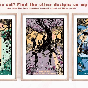 Mountain Nymphs, Oreads: Greek Mythology Print, Gods and Goddess Wall ...