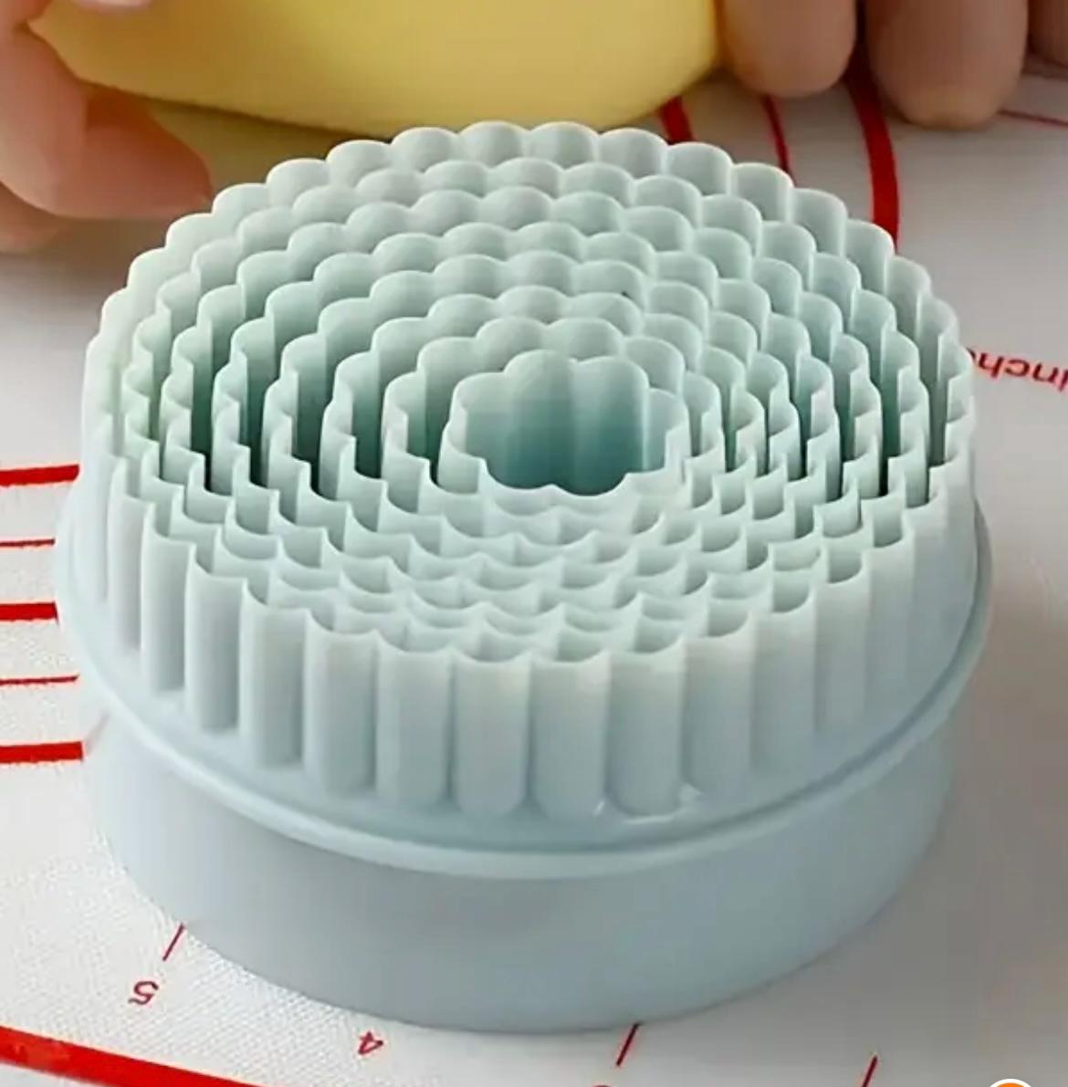 8 Piece Circle Cutter Set - 2 Sided - Round Cutter Set - Set of 8 ...
