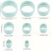 8 Piece Circle Cutter Set - 2 Sided - Round Cutter Set - Set of 8 ...