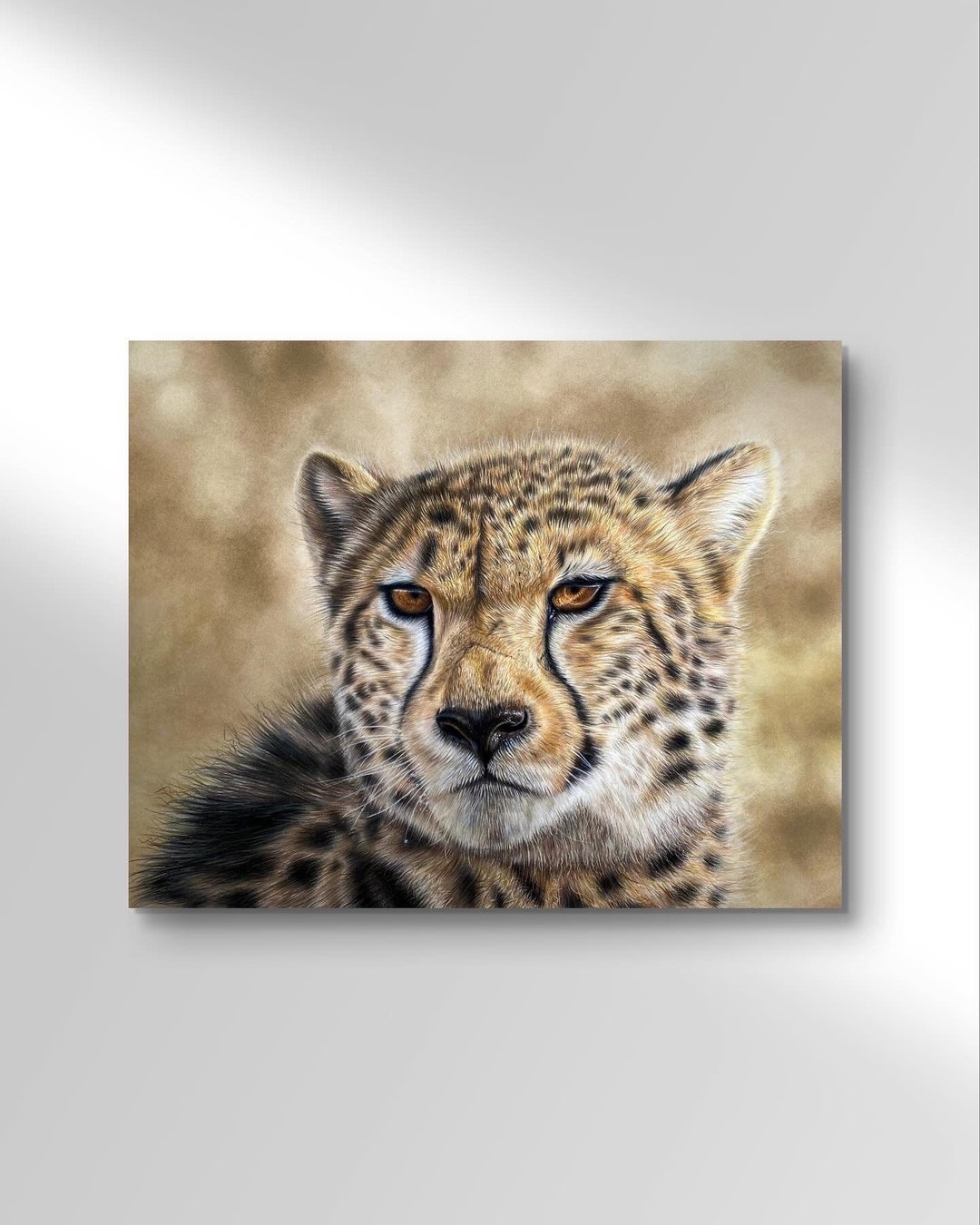 Cheetah Print, ‘sunset on the Savanna’ Fine Art Giclee Print, Wildlife ...