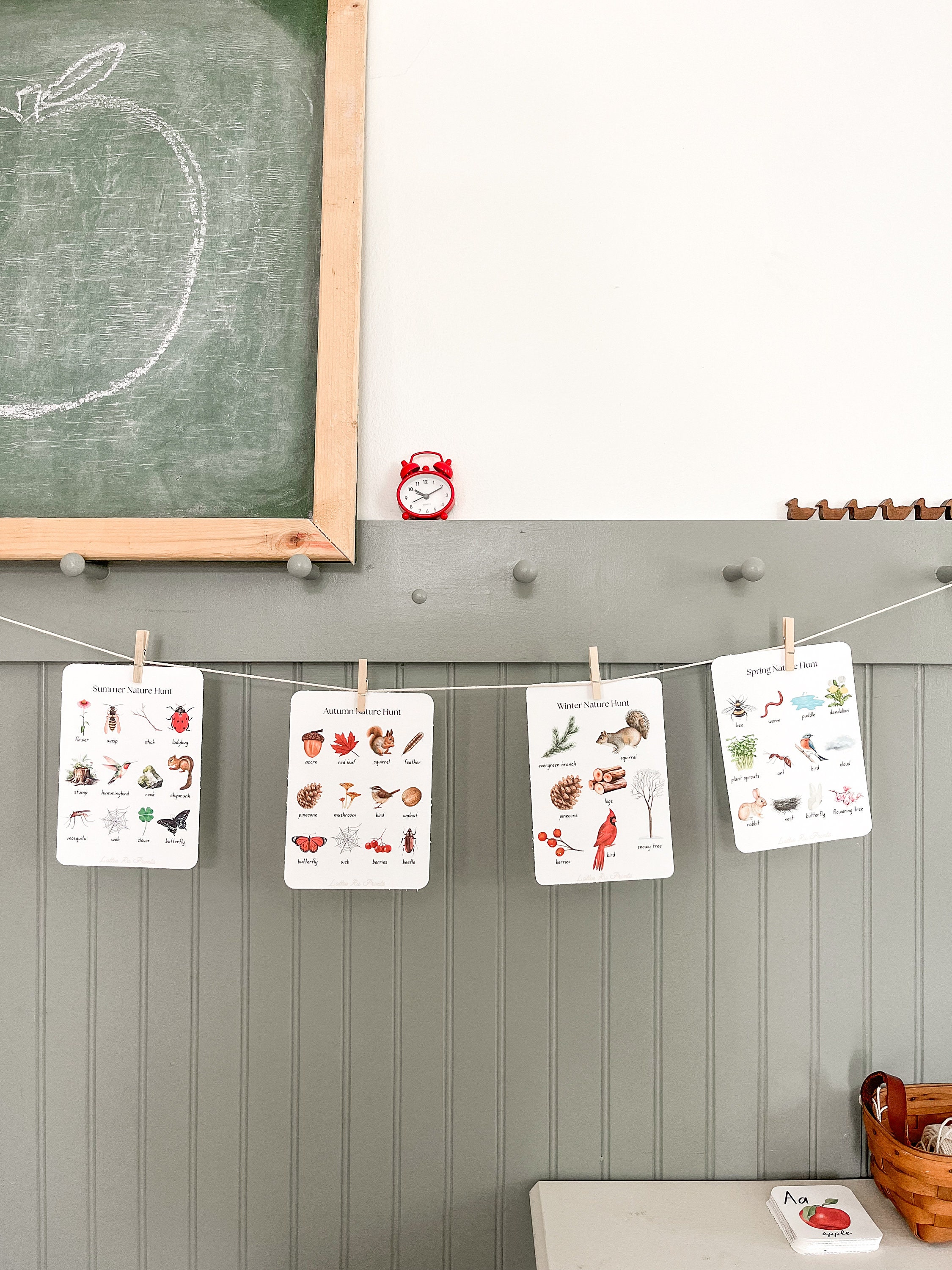 Seasonal Nature Scavenger Hunt Printable Bundle, Toddler Outdoor ...