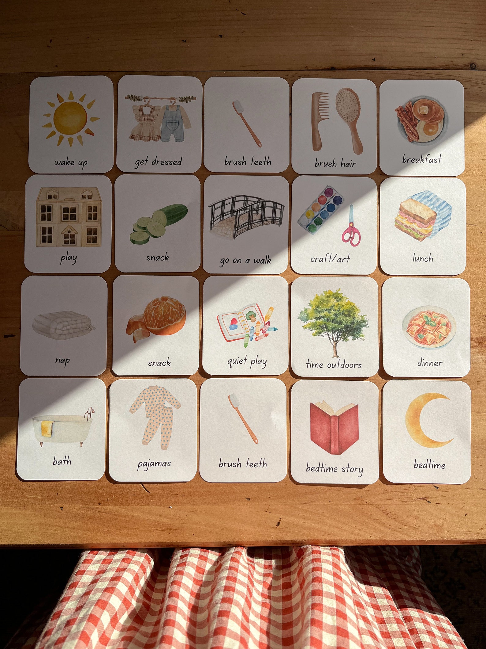 Editable Daily Routine Cards for Kids, Toddler Daily Routine, Printable ...