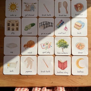 Editable Daily Routine Cards for Kids, Toddler Daily Routine, Printable ...