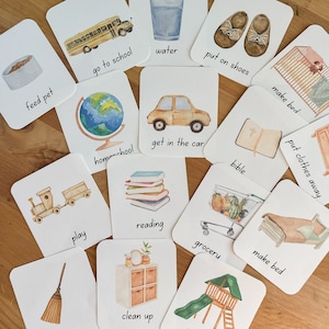 Editable Daily Routine Cards for Kids, Toddler Daily Routine, Printable ...