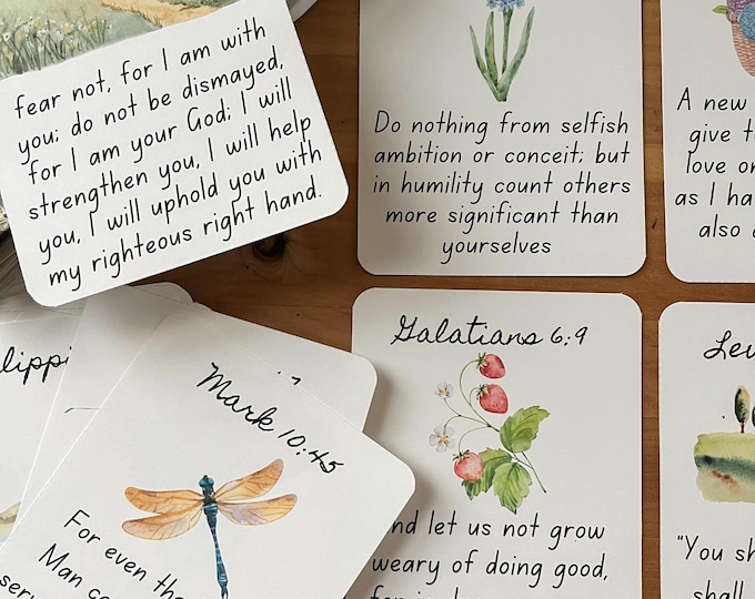 Bible Memory Verses Printable - Handwriting and Coloring - Christian ...