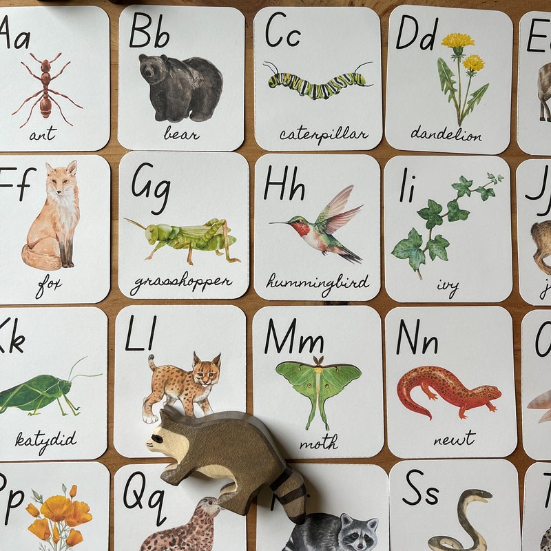 Woodland Alphabet - Etsy