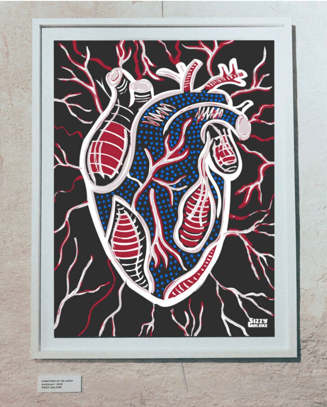 DARKHEART ART PRINT - Etsy