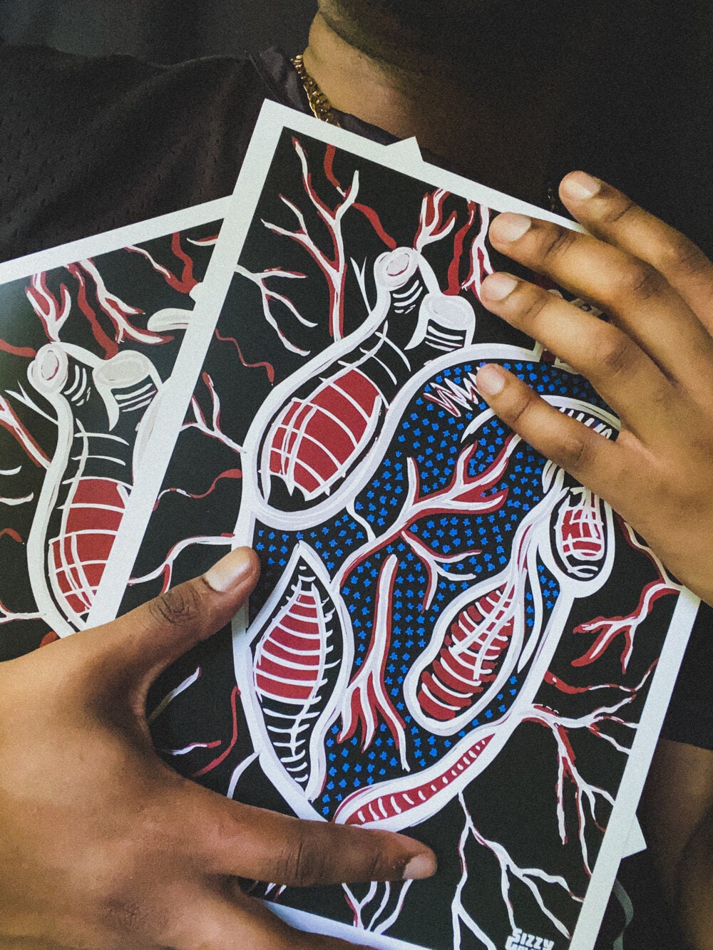 DARKHEART ART PRINT - Etsy